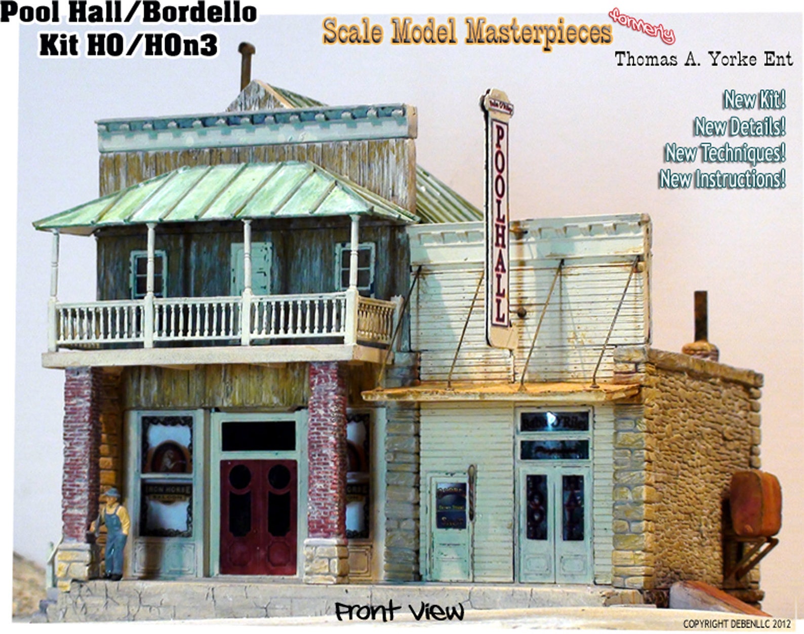 Scale Model Masterpieces/thomas Yorke Bordello & Pool Hall Craftsman ...