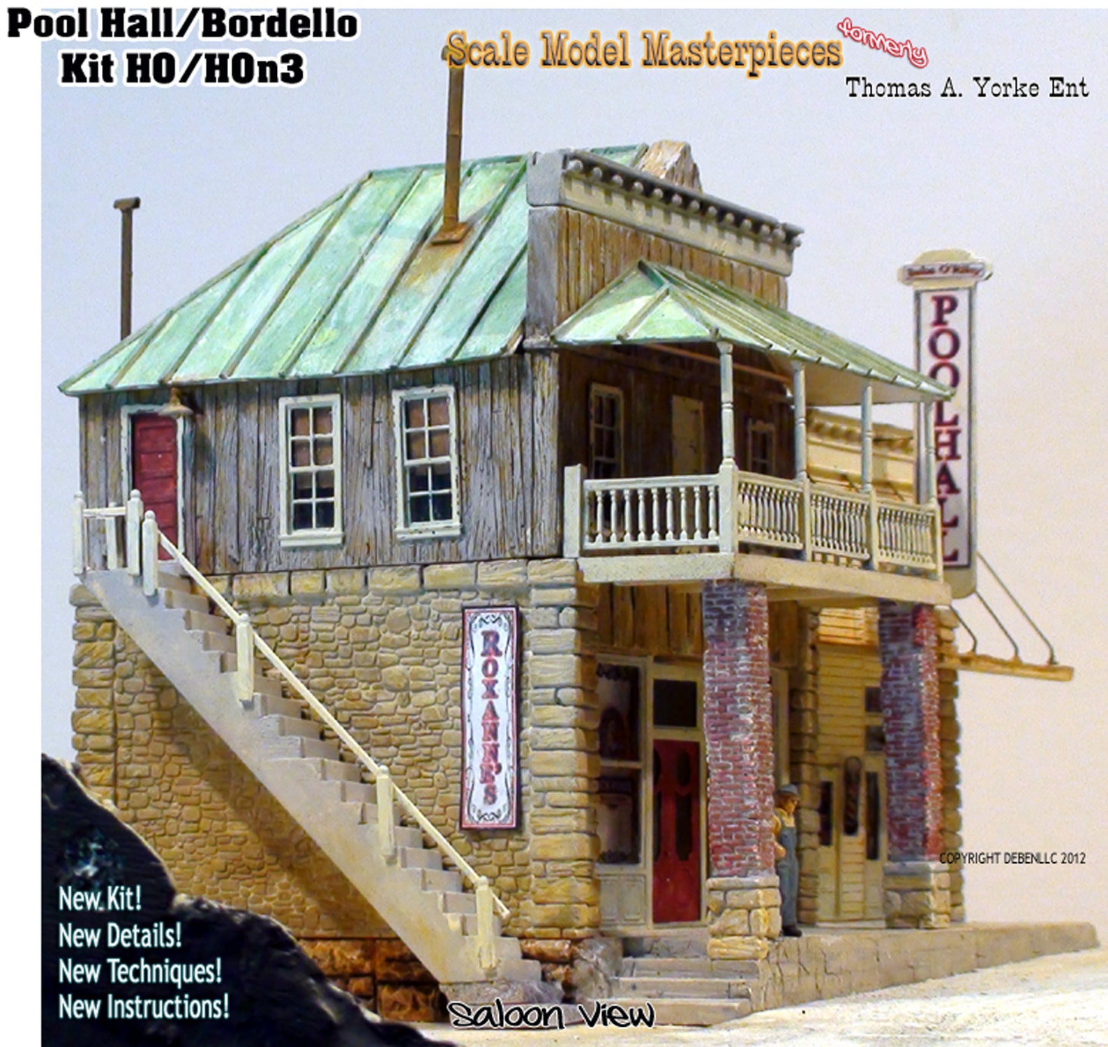 Scale Model Masterpieces/thomas Yorke Bordello & Pool Hall Craftsman ...