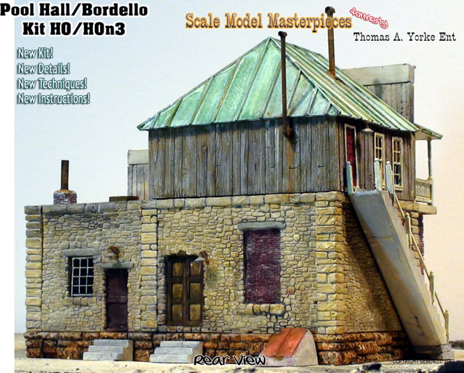 Scale Model Masterpieces/thomas Yorke Bordello & Pool Hall Craftsman ...