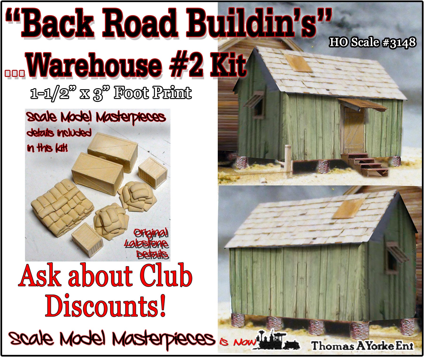 Scale Model Masterpieces/thomas Yorkeback Road Buildin's Warehouse 2 ...