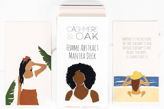 Self Care Healing Affirmation Cards Multi Cultural Mantra - Etsy