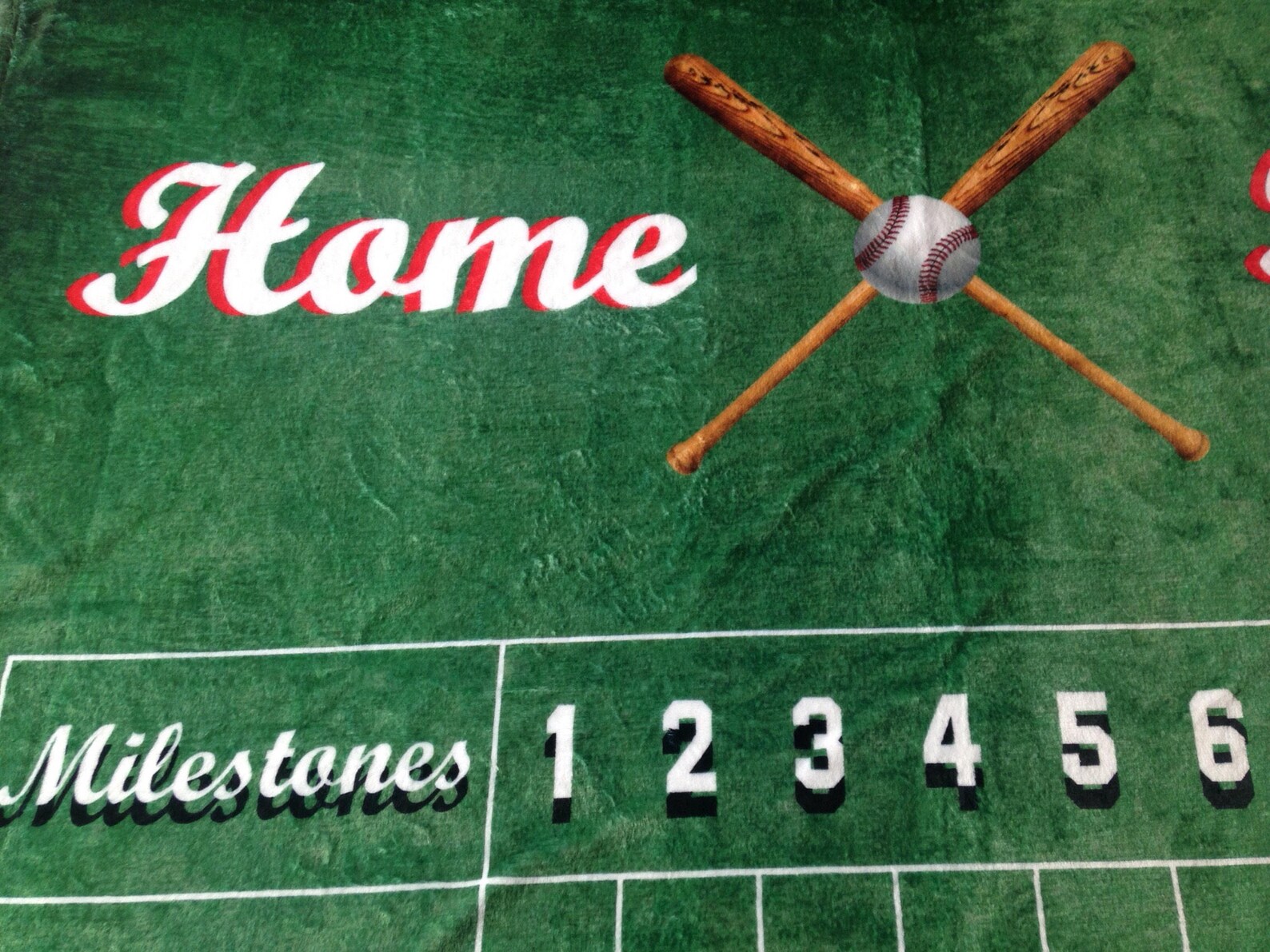 Boys Baseball Milestone Blanket // Sports Milestone Photo | Etsy