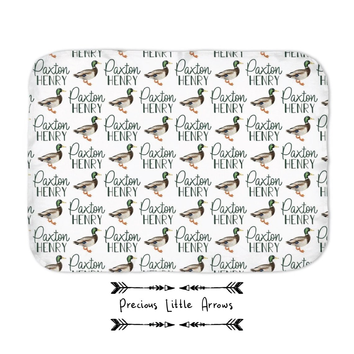 Duck Hunting Milestone Blanket / duck hunter baby blanket/ | Etsy