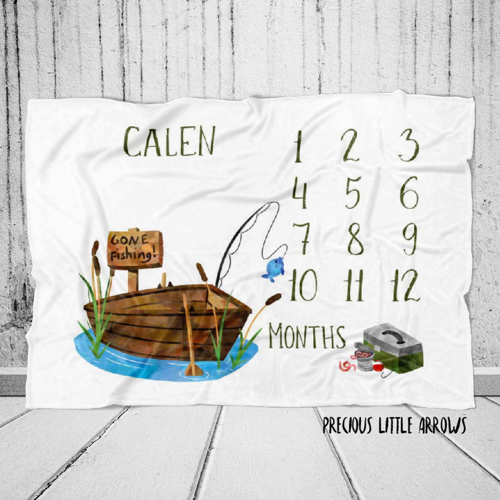 Fishing Crib Sheet / Custom Fishing Bedding / Fishing Nursery/ Fishing ...