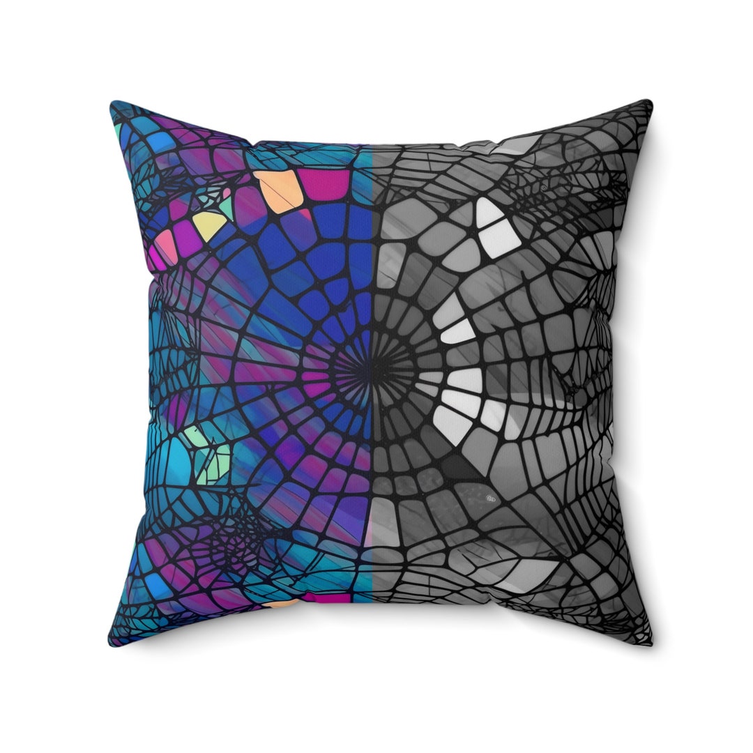 Nevermore Academy Ophelia Hall Stained Glass Window 2 Sided Square ...