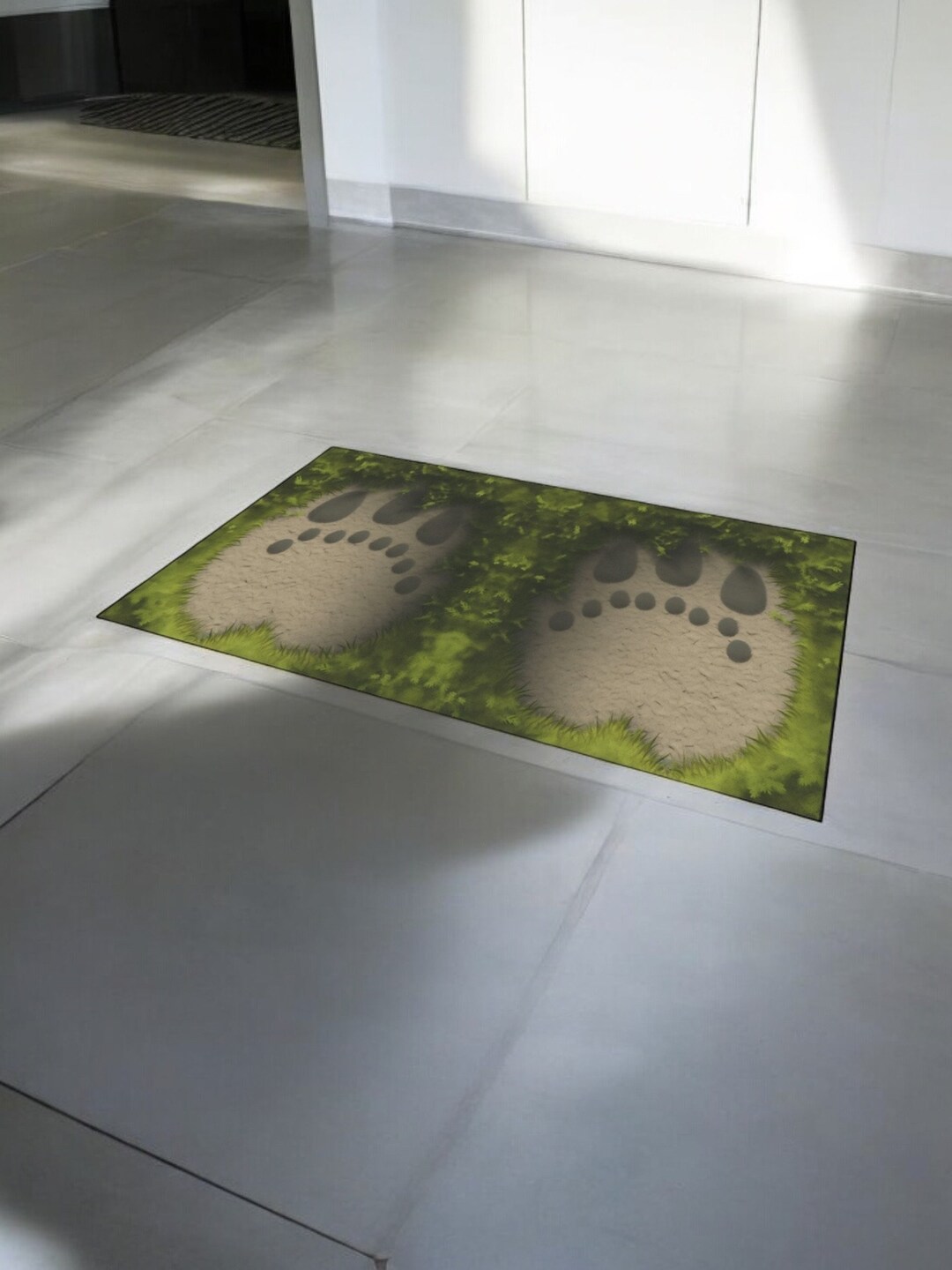 Ghibli Inspired Giant Footprint My Neighbor Totoro Floor Mat Satsuki ...