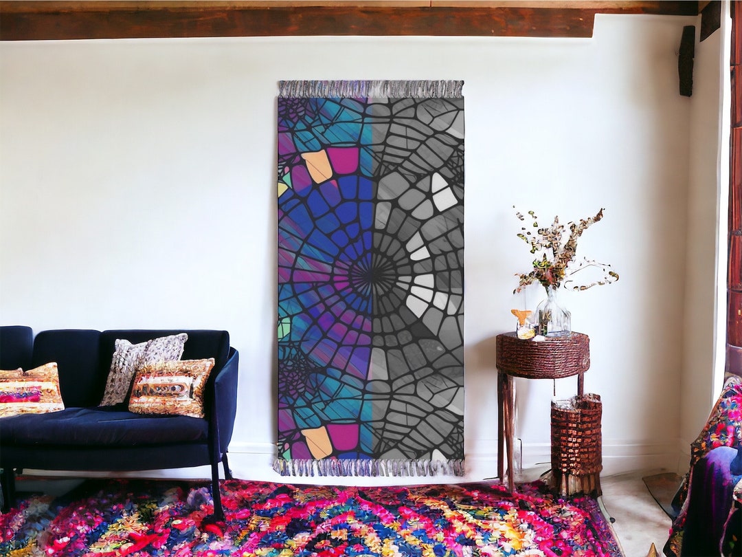 Nevermore Academy Ophelia Hall Stained Glass Window Boho Beach Cloth ...