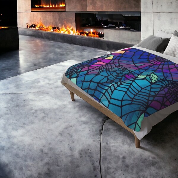 Wednesday Stained Glass Window - Etsy