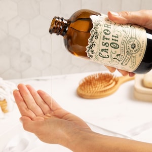 Organic COLD PRESSED, Hexane Free Castor Oil - Etsy