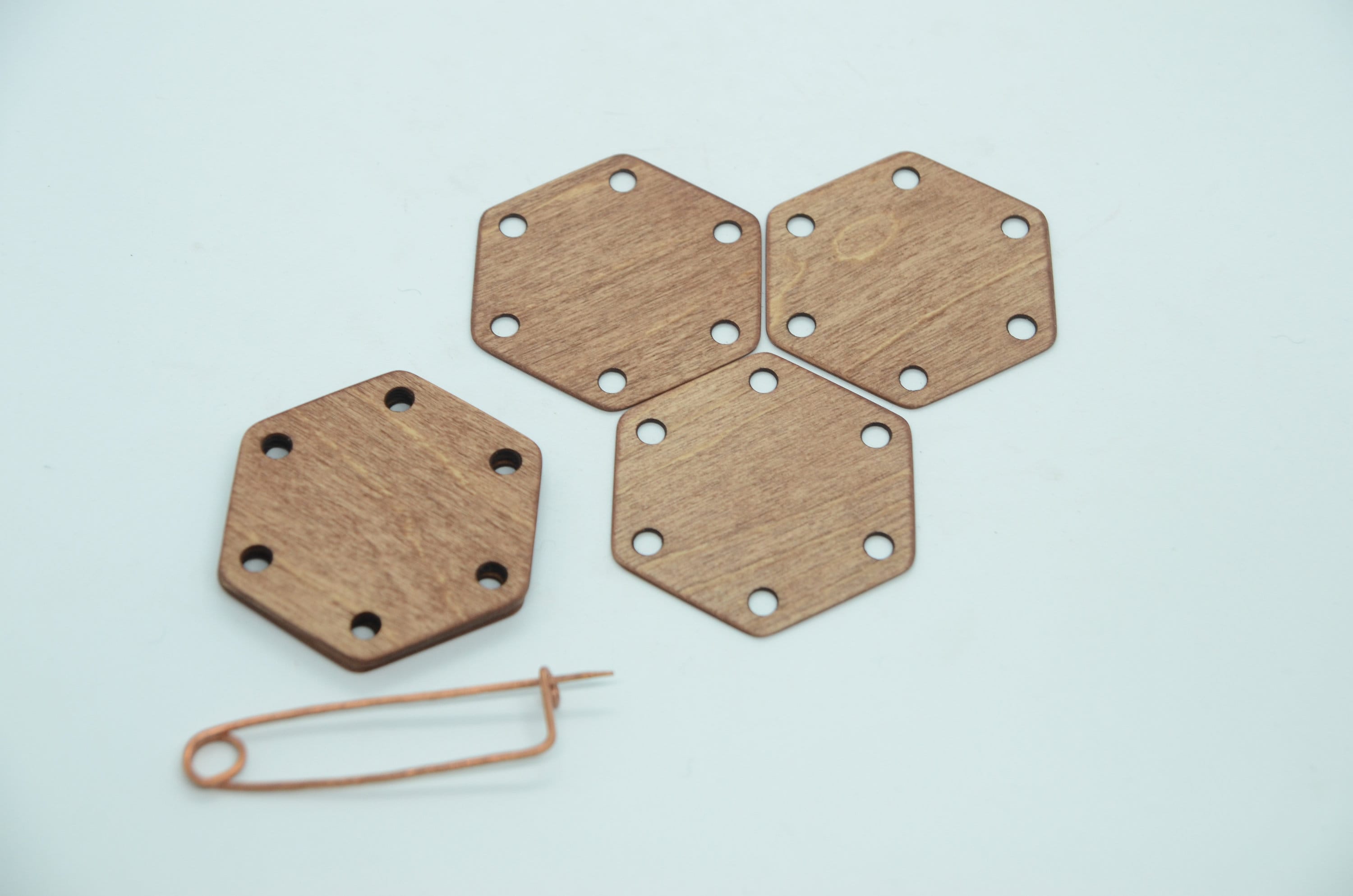 Weaving Tablets / Hexagonal Tablets / 6 Holes Cards / Dark - Etsy