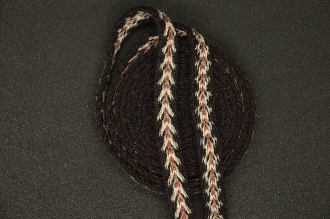 Tablet Weaving / Blue and White / Viking Belt / Tablet Woven - Etsy