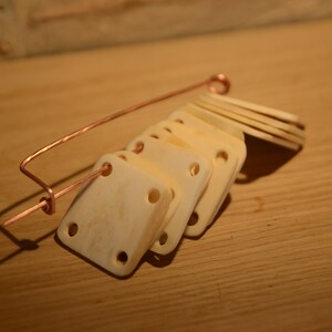 Bone Weaving Tablets Small Weaving Tool 4x4 Weaving Cards - Etsy