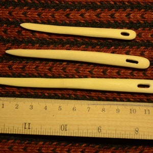 Set of 3 Nalbinding Needles / Nalbinding Needle / Wooden Needle ...