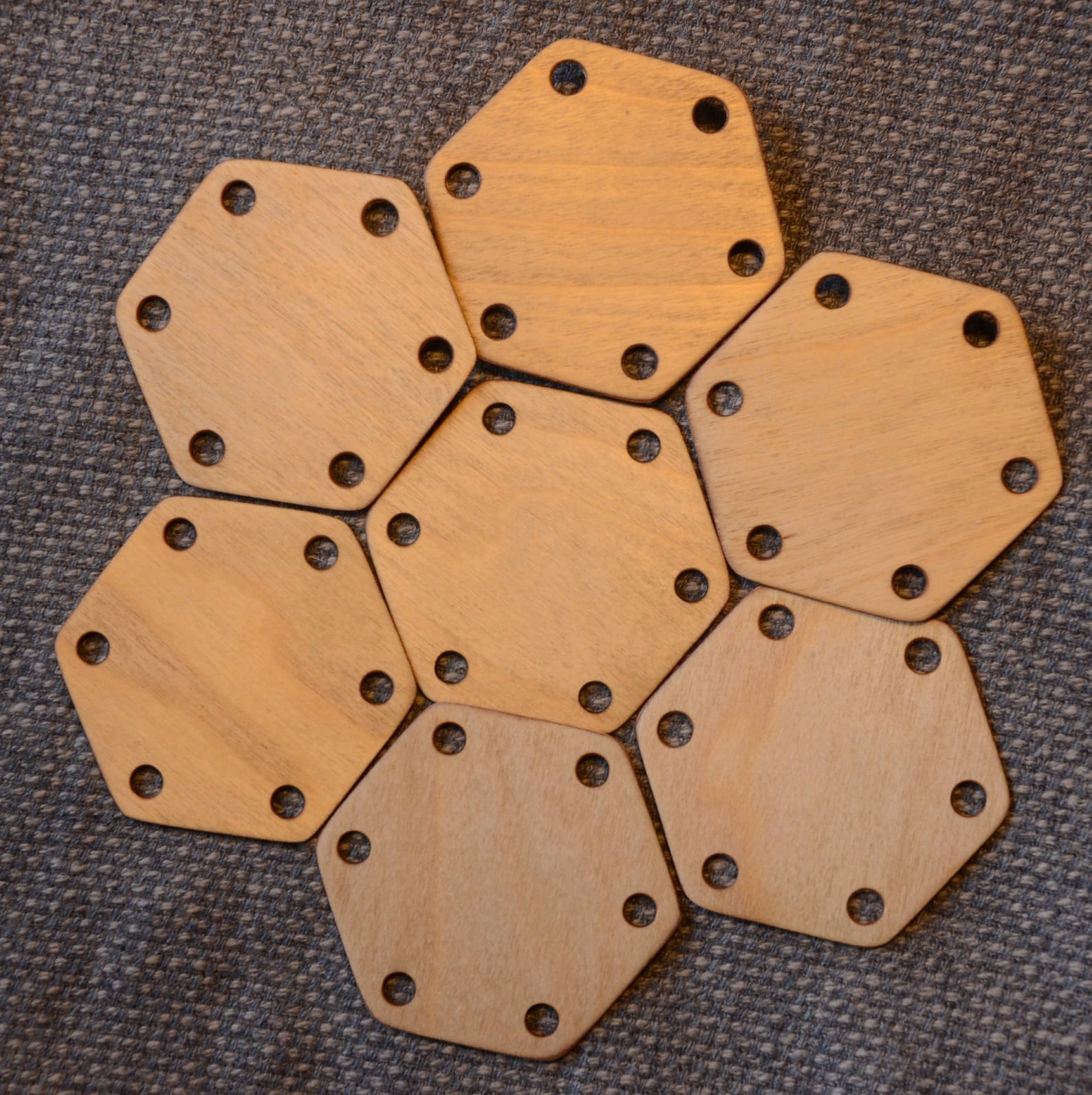 Tablet Weaving Cards, Hexagonal Tablets, Six Holes Tablets, Braid Belt ...