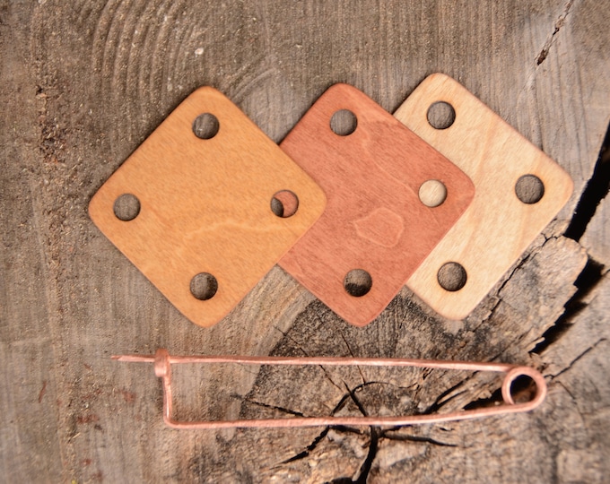 Horn Weaving Tablets. Horn Weaving Cards, Tablet Weaving, Viking ...