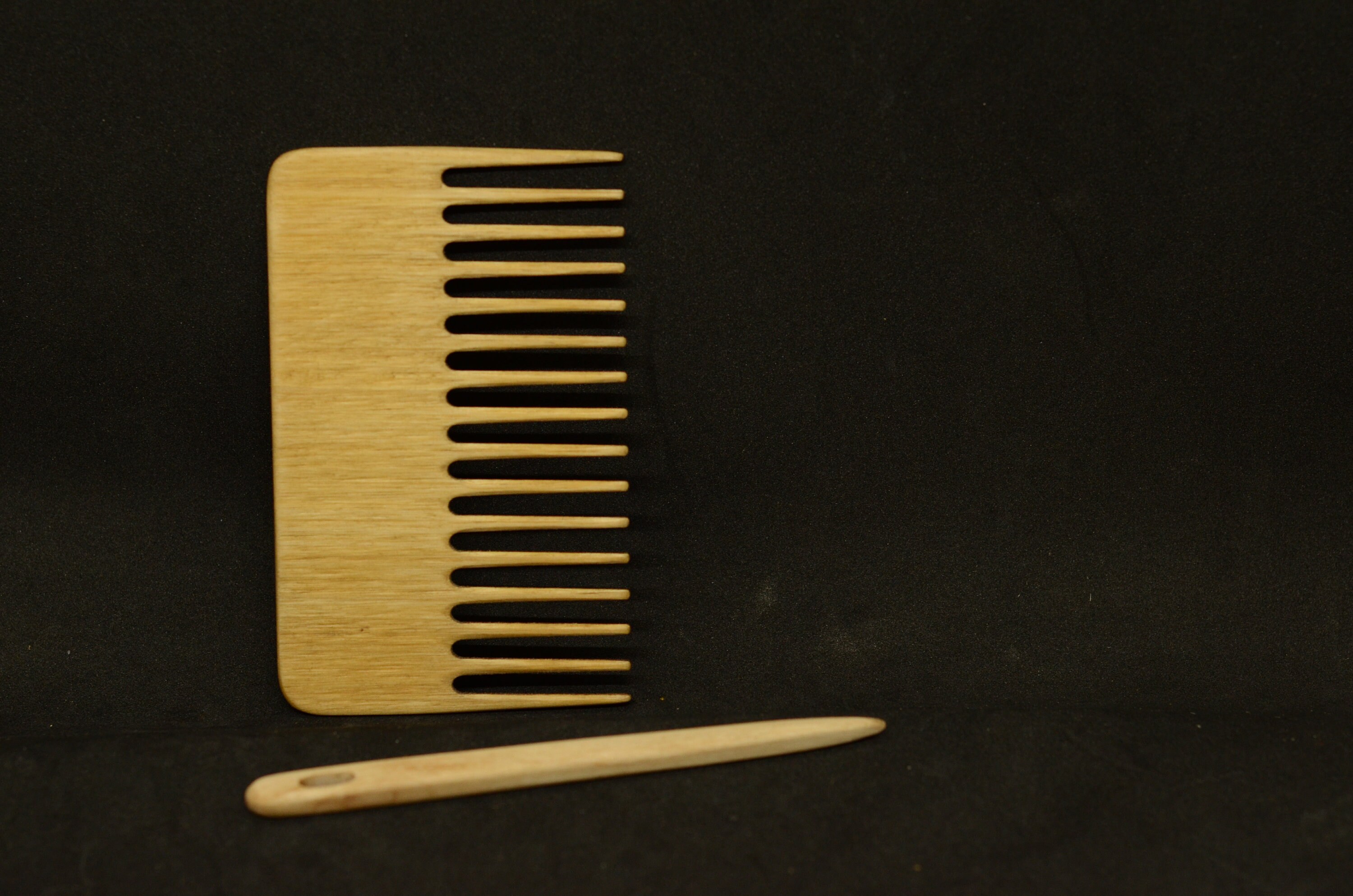 Weaving comb Comb with needle Nalbinding needleTapestry | Etsy