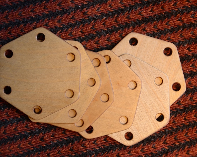 Tablet Weaving Cards, Hexagonal Tablets, Six Holes Tablets, Braid Belt ...