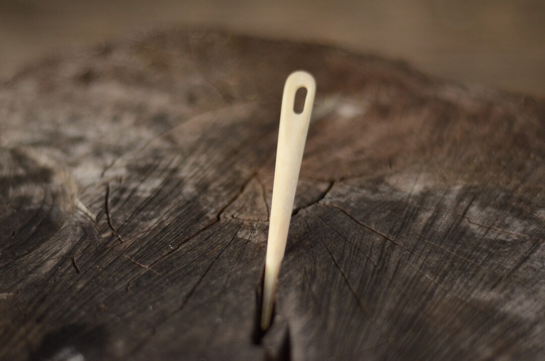 Bone Needle, 7.5 Cm Length, Viking Reenactment, Sewing Knitting ...