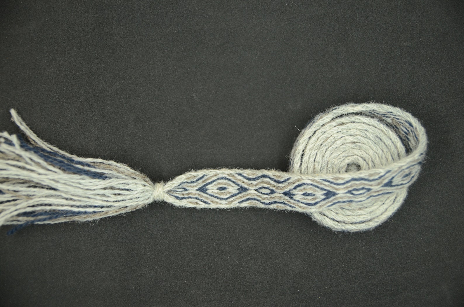 Tablet Weaving Braid/ Viking Trim / Card Woven Belt / Handwoven Woolen ...