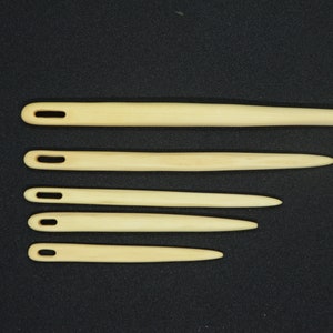 Nalbinding Needles Set/ Set of 5 Wooden Needles / Handcarved Needles ...