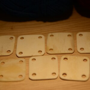 Bone Weaving Tablets Small Weaving Tool 4x4 Weaving Cards - Etsy