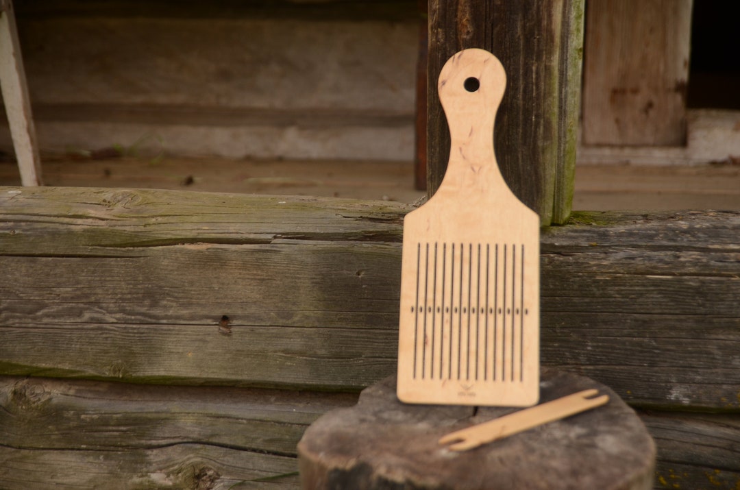 Rigid Heddle Weaving Loom With Shuttle Natural Color Heddle - Etsy
