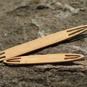 Set of 2 Shuttles, Netting Shuttle, Horn Beam Wood, Weaving Shuttle ...