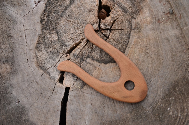 Lucet Knitting fork Weaving fork Cord making Wooden lucet | Etsy