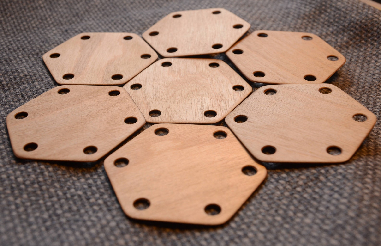 Tablet Weaving Cards, Hexagonal Tablets, Six Holes Tablets, Braid Belt ...