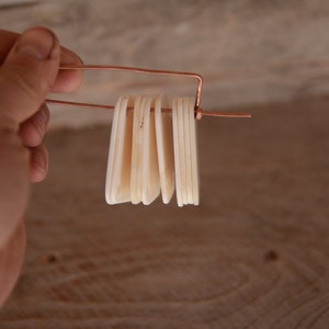Bone Weaving Tablets Small Weaving Tool 4x4 Weaving Cards - Etsy