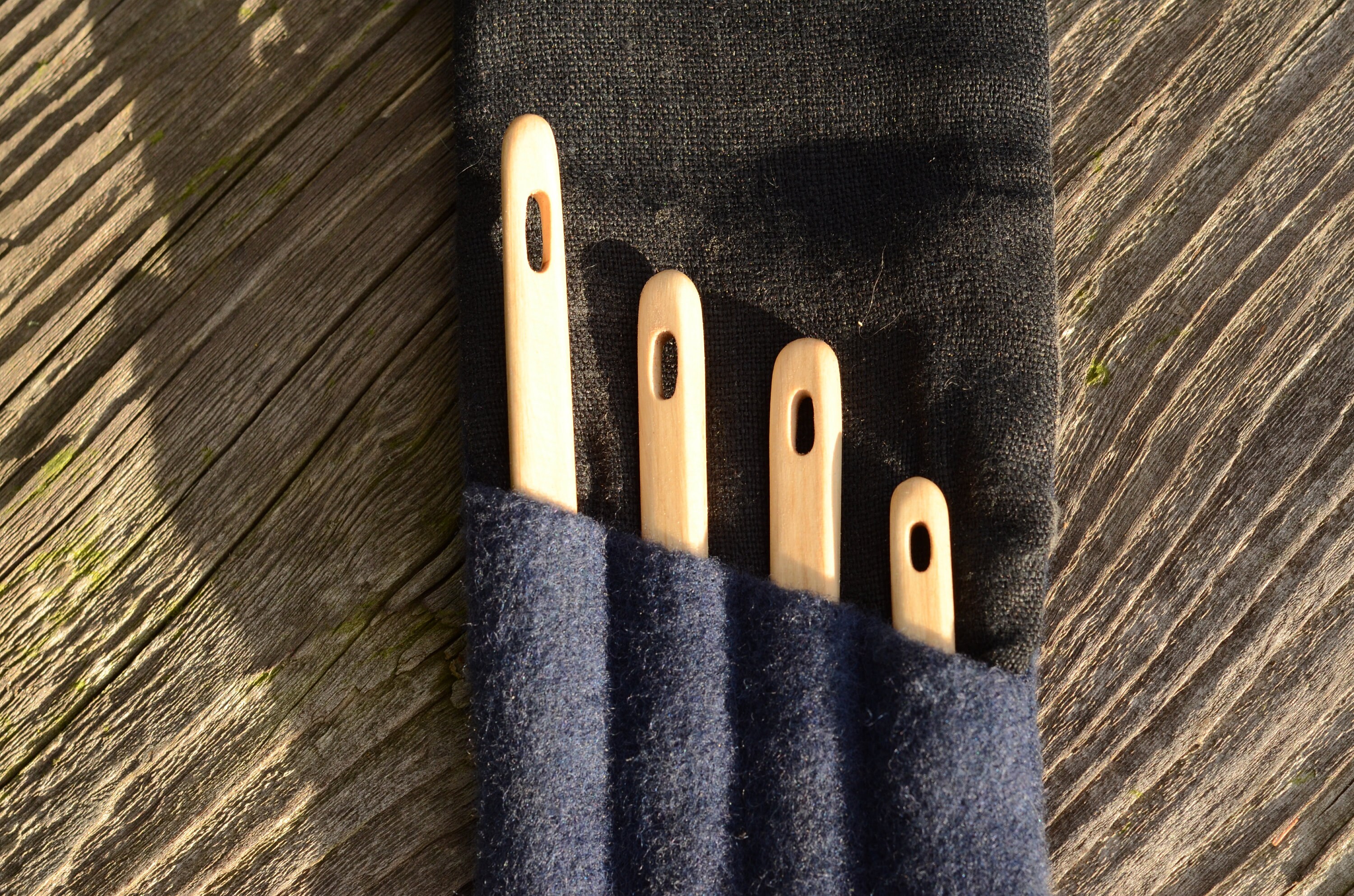 Nalbindin Needles, Needles for Weaving, Naalbinding, Wooden Needles ...