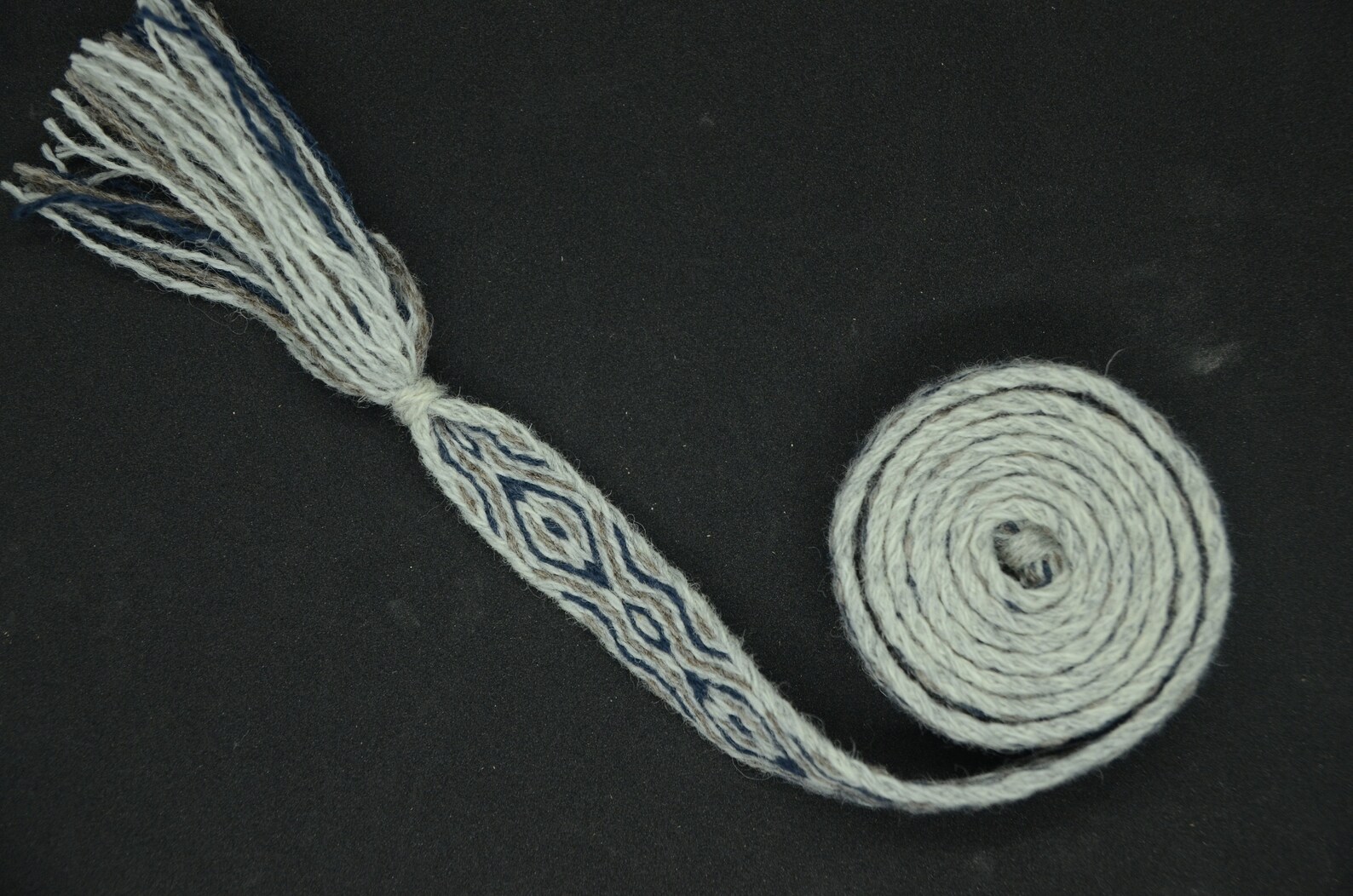 Tablet Weaving Braid/ Viking Trim / Card Woven Belt / Handwoven Woolen ...