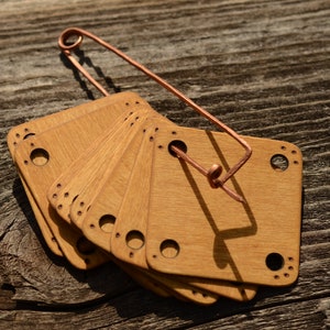 Tablet Weaving Cards, 6 Cm X 6 Cm, Tablet Weaving Kit, Dotted Tablets ...