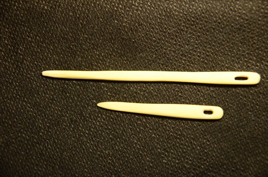 Set of 3 nalbinding needles / Nalbinding needle / Wooden | Etsy