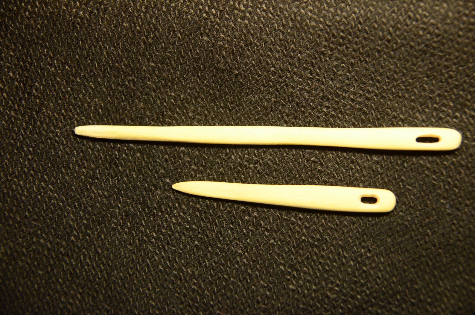 Set of 3 nalbinding needles / Nalbinding needle / Wooden | Etsy