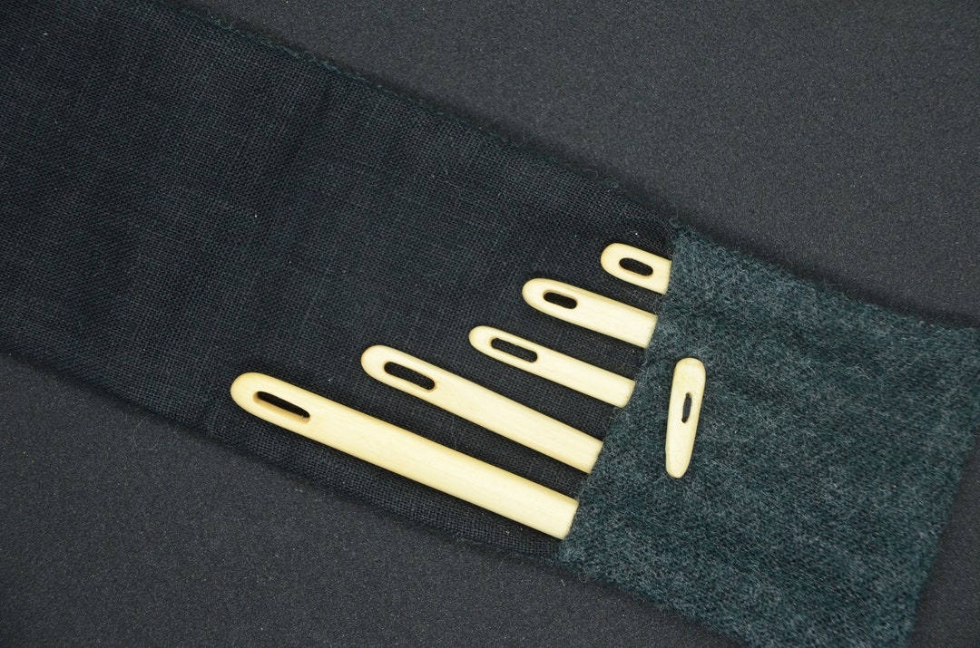 Nalbinding Needles Set/ Set of 5 Wooden Needles / Handcarved Needles ...