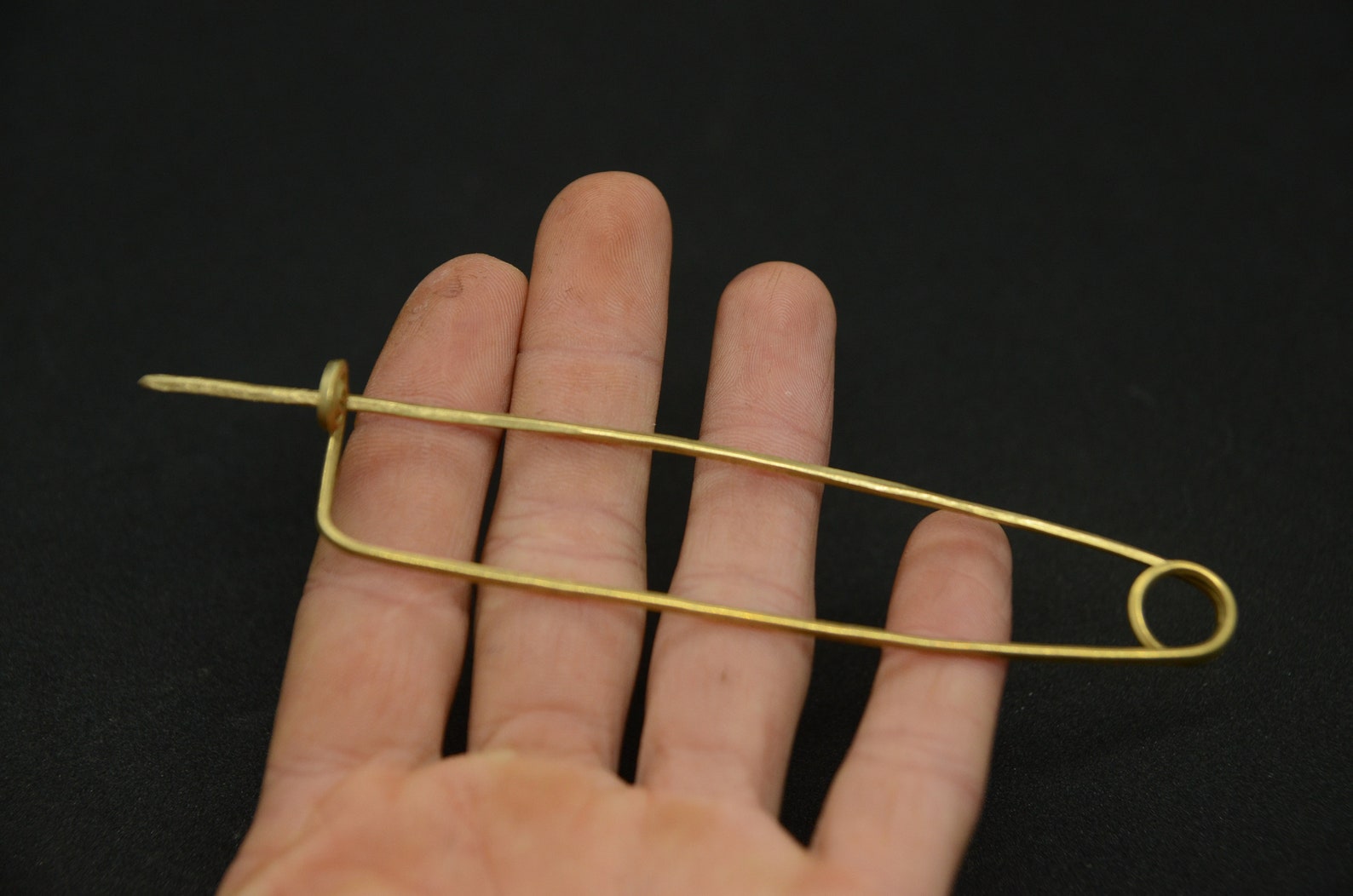 Brass pin / Pin for tablet weaving / 14 cm length /Card | Etsy