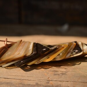 Horn Weaving Tablets. Horn Weaving Cards, Tablet Weaving, Viking ...