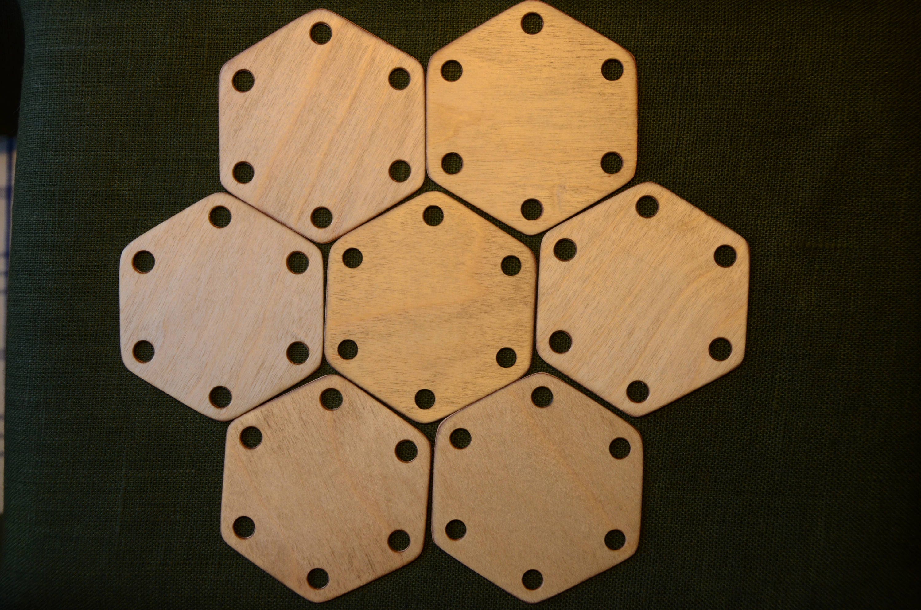 Tablet Weaving Cards, Hexagonal Tablets, Six Holes Tablets, Braid Belt ...