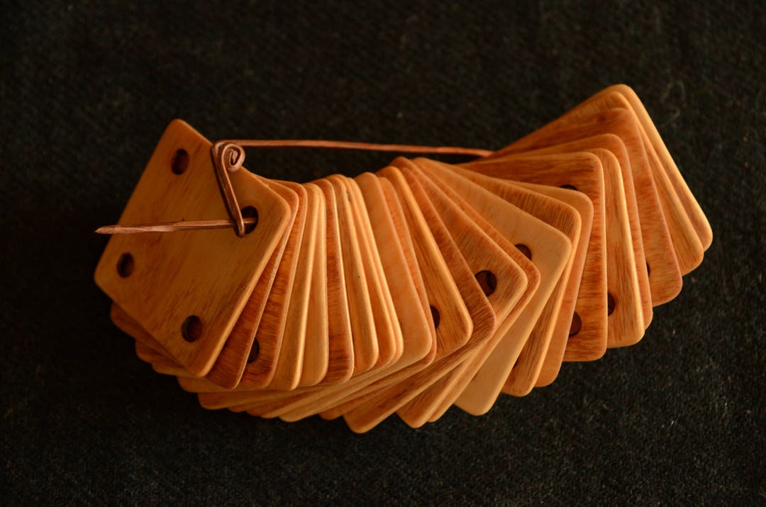 Weaving Tablets, 1,5 Mm Tablet Weaving Cards, Wooden Tablet Weaving ...