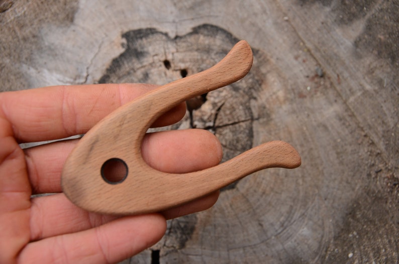 Lucet Knitting Fork Weaving Fork Cord Making Wooden Lucet - Etsy