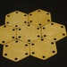 Hexagonal Tablets for Weaving / 6 Holes Tablet Weaving Cards ...