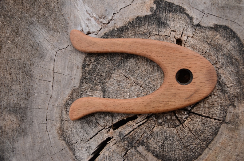 Lucet Knitting fork Weaving fork Cord making Wooden lucet | Etsy