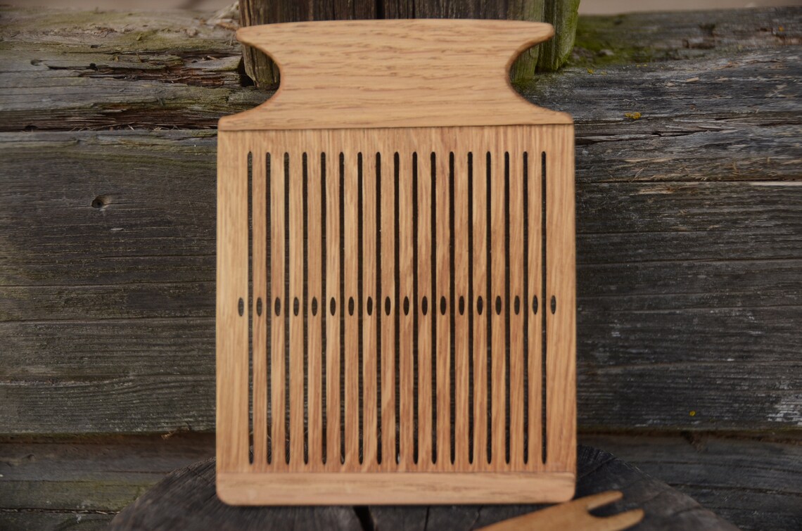 Rigid Heddle Weaving Loom, Natural Oak Wood, With Shuttle, Oaken ...