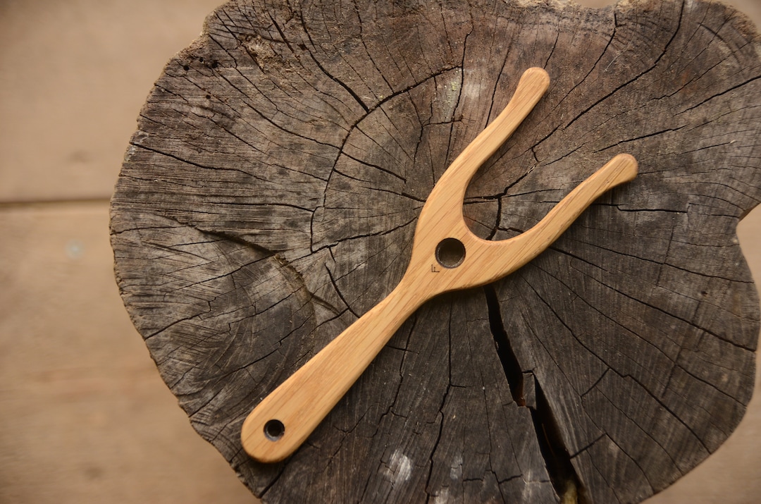 Lucet, Oaken, Knitting Fork, Weaving Fork, Cord Making, Wooden Lucet ...