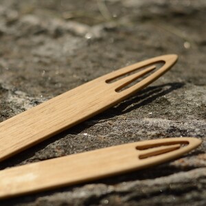 Set of 2 Shuttles, Netting Shuttle, Horn Beam Wood, Weaving Shuttle ...