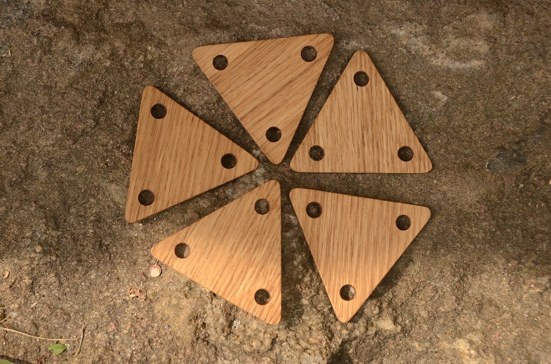 Triangle Weaving Tablets, Oaken Tablets, Tablet Weaving Cards, Oak ...