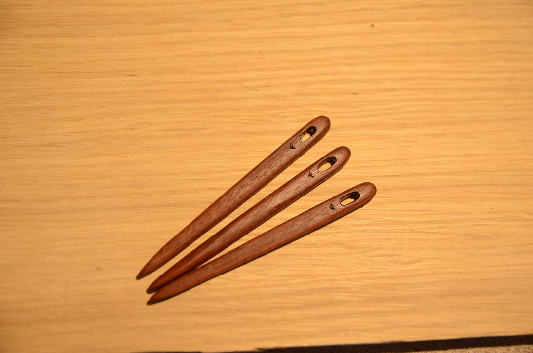 Nalbinding Needle, 10 Cm, Redwood, Top Quality, Wooden Needles ...