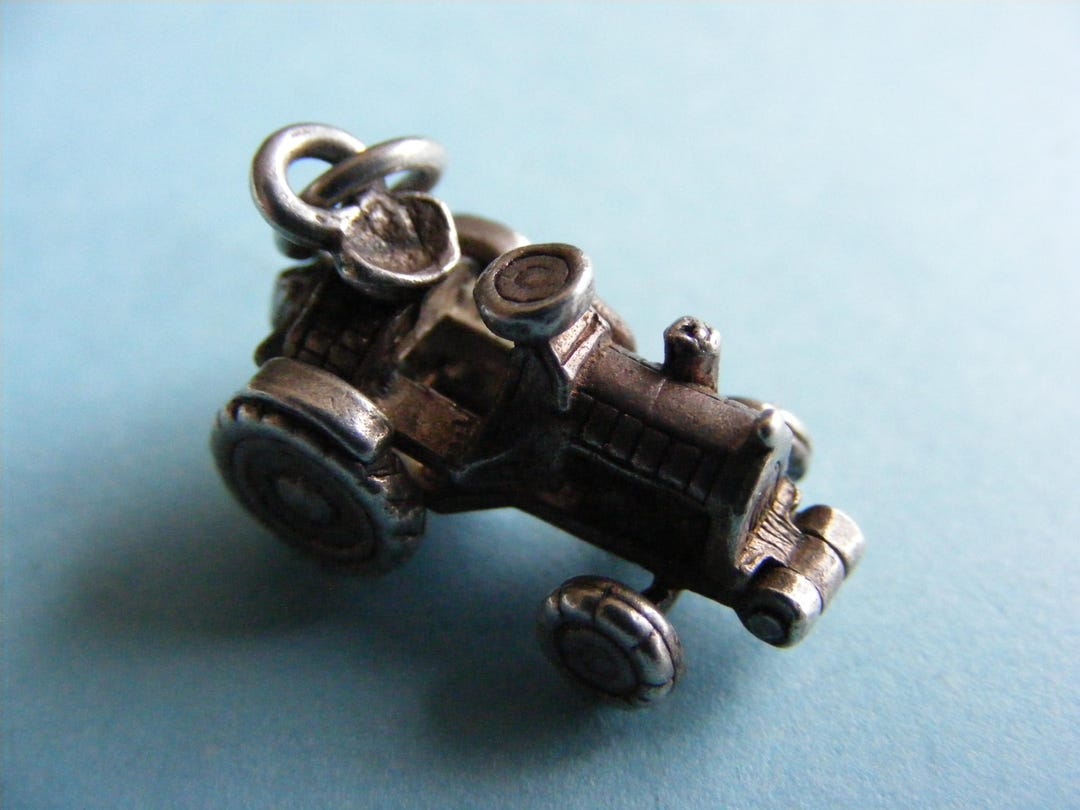 Silver Charm Tractor Opens - Vintage Sterling Charms Pendant (S) - Etsy