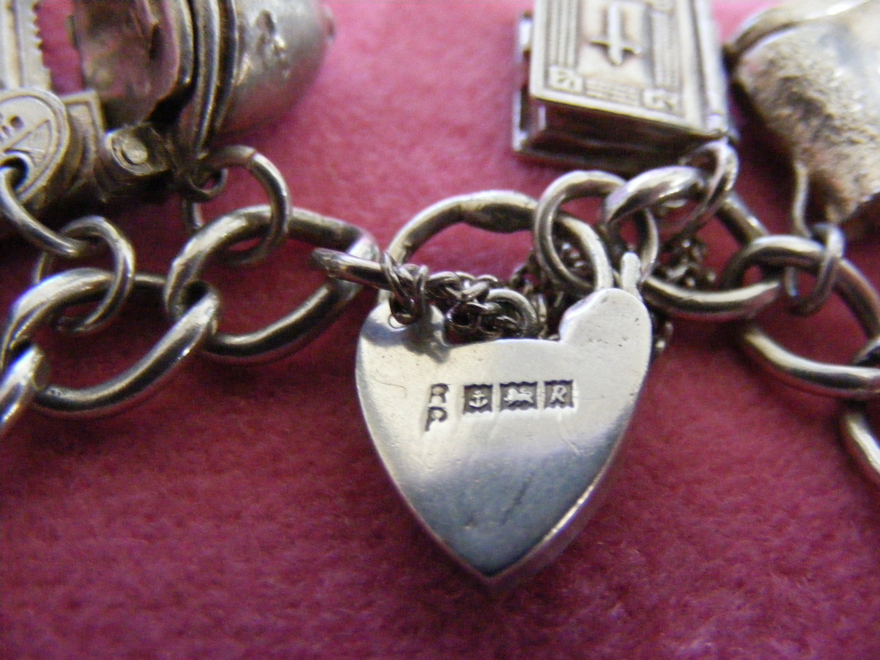 Nuvo Vintage Sterling Silver Charm Bracelet with 20 Nuvo | Etsy